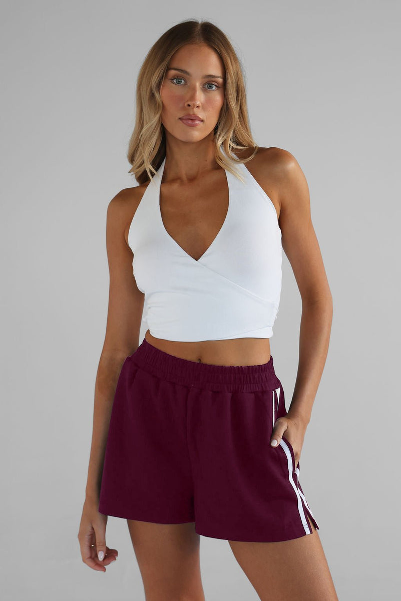Track Star Shorts - Cherry Cola – LEELO ACTIVE